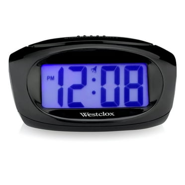 Sharp LCD Travel Alarm Clock, Pink Case - Walmart.com