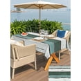 Abstract Wood Grain Rectangle Outdoor Tablecloth with Umbrella Hole ...
