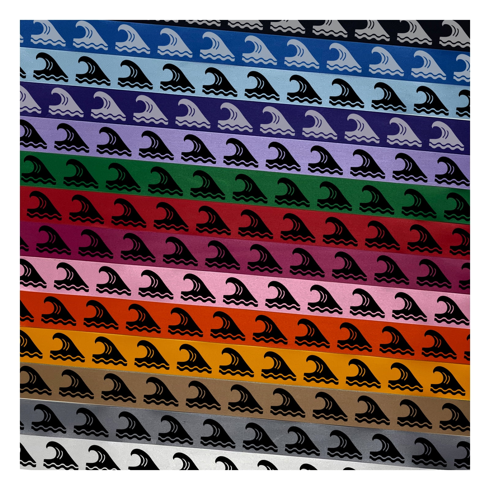 Ocean Surf Wave Beach Satin Ribbon for Gift Wrapping Bows Craft DIY ...