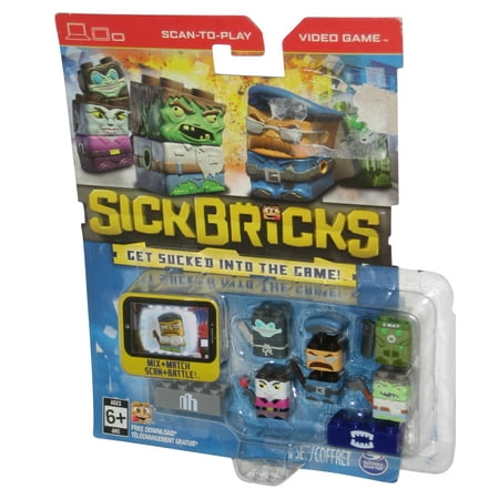 Sick Bricks Team 5 Character Pack City vs Monster Mini Figure Set ...