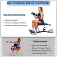 Deep Squat Machine for Women, Adjustable Squat Assist Trainer with 4 ...