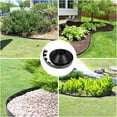 2 Inch Tall 66 FT Garden Edging Kit with 90pcs Spikes, Plastic Edging ...