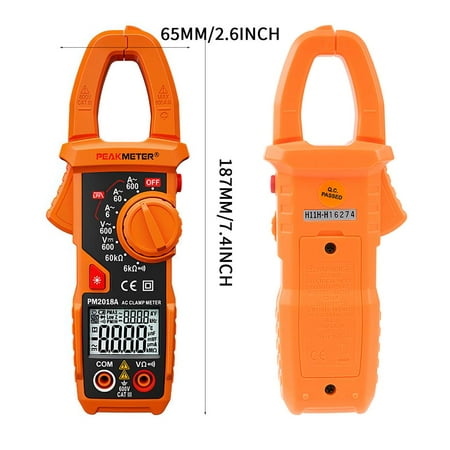 For PM2018A Smart Alternating Current Digital Clamp Meter Smart Digital ...