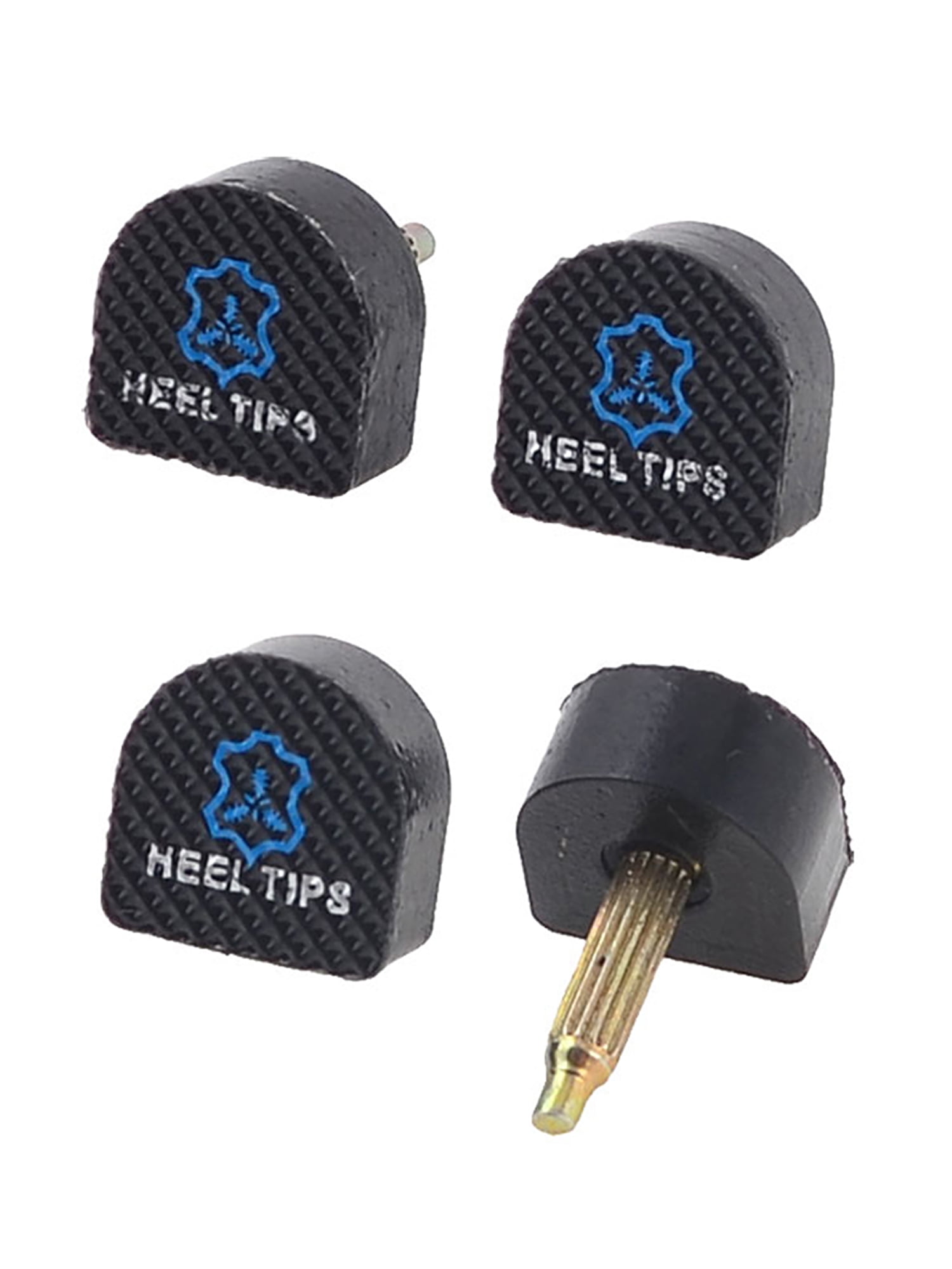 Allegra K 12mm x 12mm Shoe High Heels Cap Tip Pin Stiletto Repair 4 Pcs ...