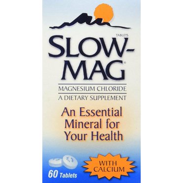 Slow Mag Magnesium Chloride Supports Muscle & Heart Function, 60ct ...