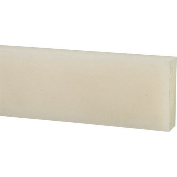 Made in USA 4 Ft. Long x 1" Wide x 1/2" High, Nylon, Rectangular ...