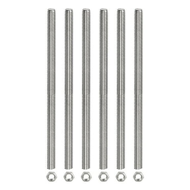 10Pack Fully Threaded Rod, M5 x 50mm 304 Stainless Steel with Nuts ...