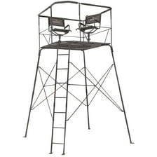 Primal Tree Stands 12' Quad Pod, Hunting Ladder Stand with Enclosure ...
