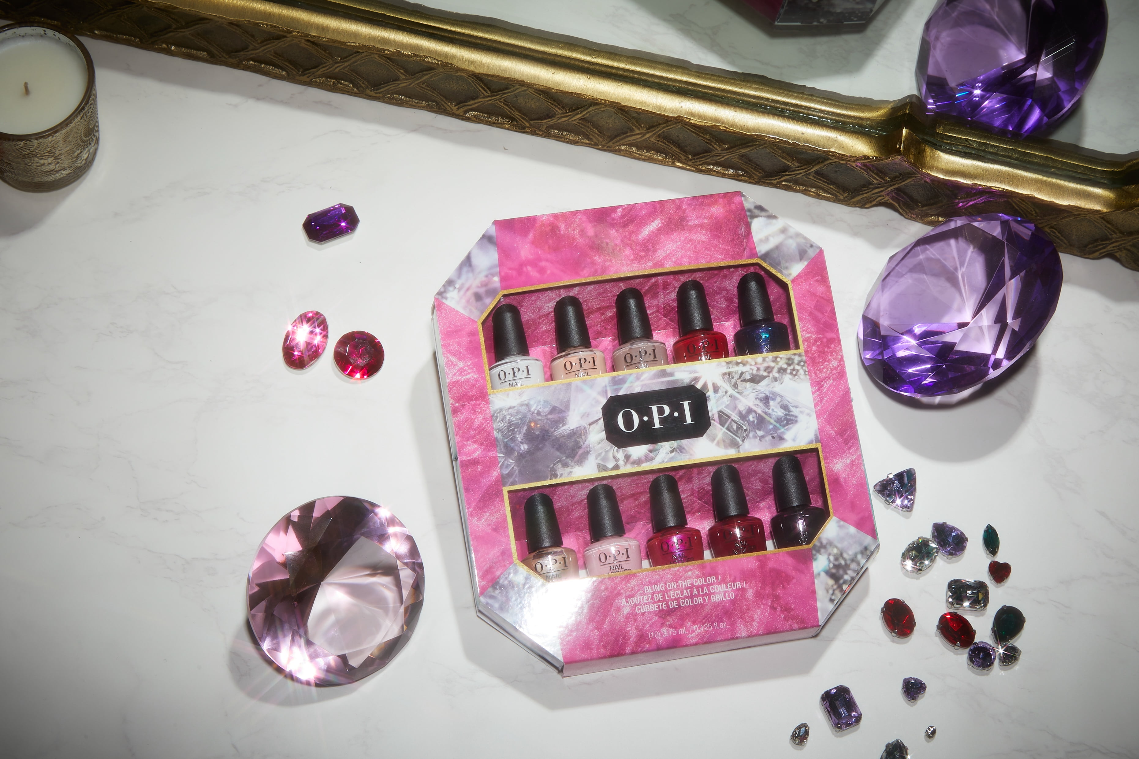 Buy OPI 2022 Holiday Kit, 10-Piece Mini Nail Polish Collection Online ...