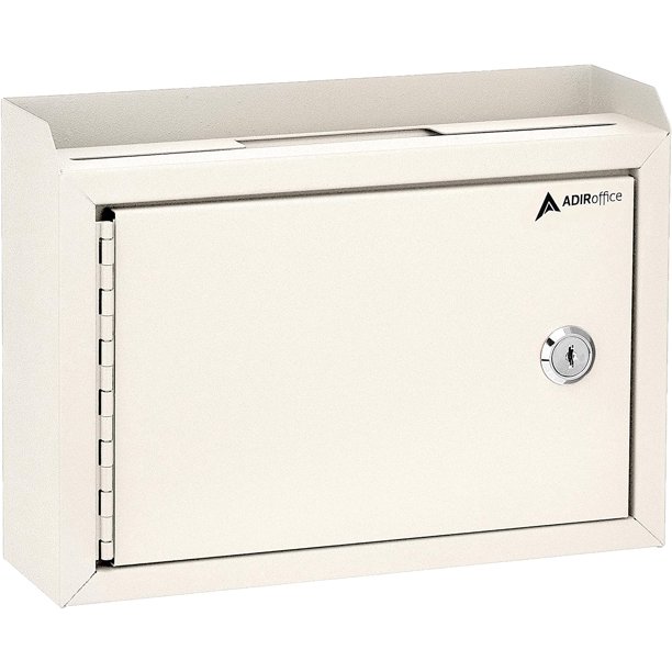 AdirOffice All Purpose Steel Mail Box Cabinet Wall Mountable Donation ...