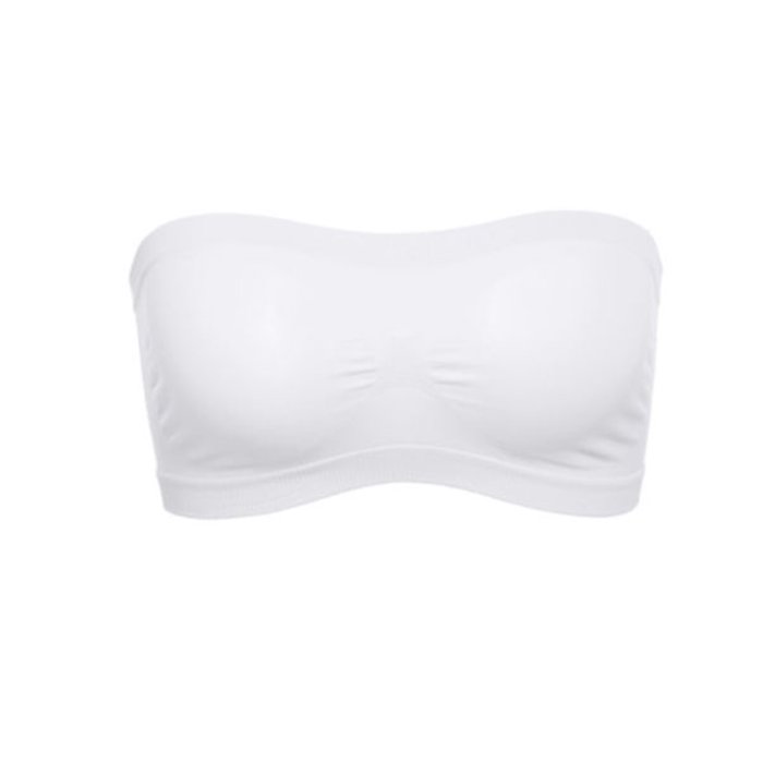 Centuryx Women Seamless Strapless Bra Bandeau Breathable Padded Boob