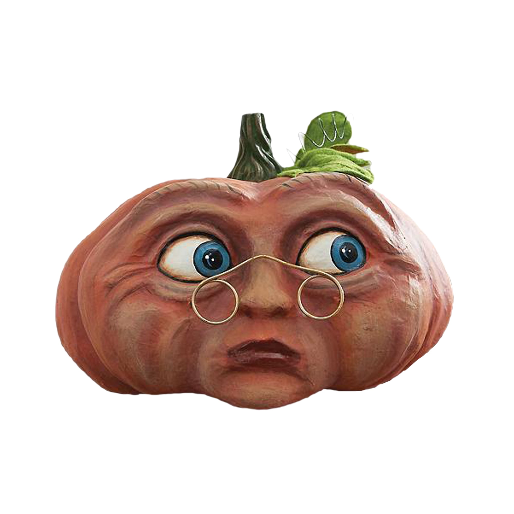 Sunisery Artificial Pumpkin Decor, Resin Pumpkin Shaped Statue Figurine ...