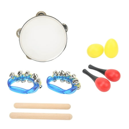 Musical Instrument Set, Rhythm Stick Rumba Shakers Rattle Hand Jingle ...
