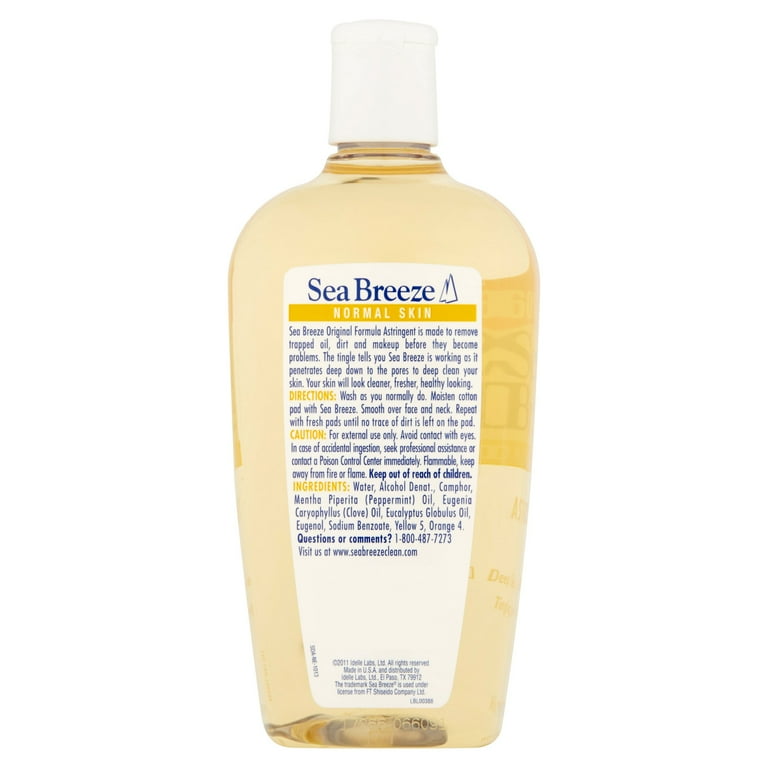 Sea Breeze Astringent Ingredients