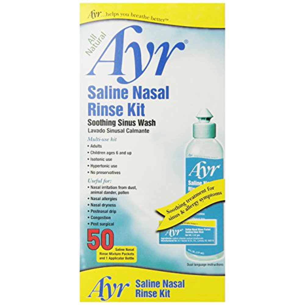 2 Pack - Ayr Sinus Rinse Kit 1 Each - Walmart.com - Walmart.com