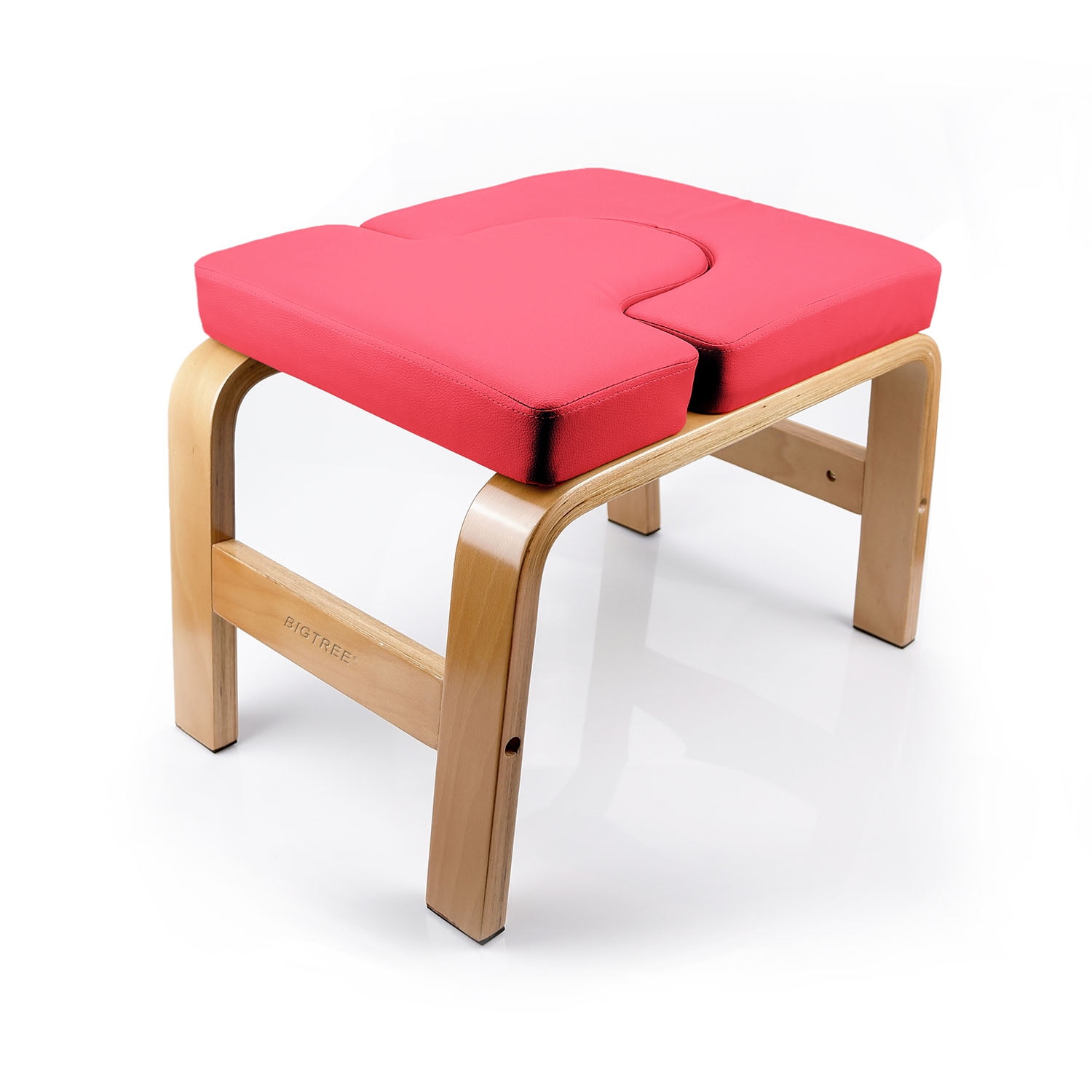 BIGTREE 10 lbs Yoga Fitness Exercise Headstand Bench Wood and PU Pad ...