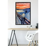 The Scream by Edvard Munch Wall Poster, 22.375" x 34" Framed - Walmart.com