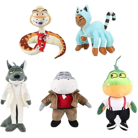 The Bad Guys Plush Toys - Ms. Tarantula/mr Wolf/mr Snake/mr.shark/mr ...