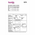Burda Paper Sewing Pattern 9276 - Bags - Walmart.com