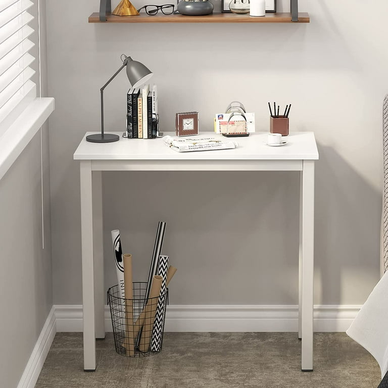 Soges 31.5 Small Desk Computer Desk Home Office Desk Writing Table White Walmart