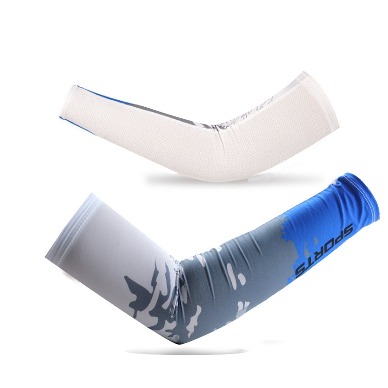 Lilgiuy Sun Protection UV Arm Sleeves for Men Women Summer Cool Anti ...