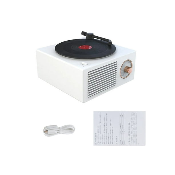White Record Player Table
