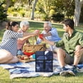8.3×9.8in Insulated Lunch Bag Leak-Proof And Easy To Clean Zipper ...