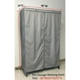 Covered Living Storage Shelving unit cover, fits racks 36"Wx24"Dx72"H ...