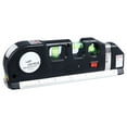Laser Leveler 3 in 1 Bubble Level Tape Measure Scale Ruler ...