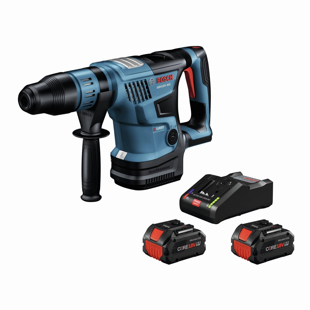 Restored Bosch GBH18V-36CK24-RT PROFACTOR 18V Brushless Lithium-Ion 1-9/16 in. Cordless SDS-max ...