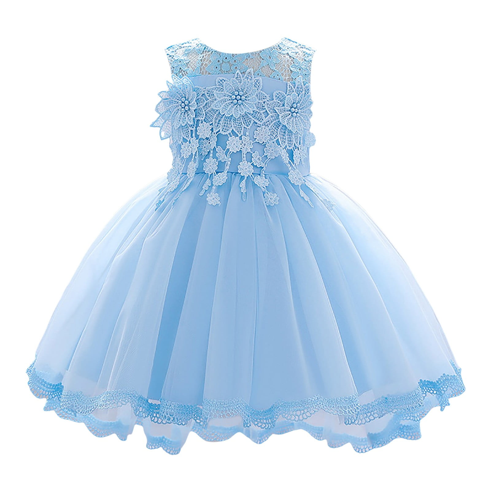 Click here for Zshosam Girls Dress Girls Tulle Flower Princess We... prices