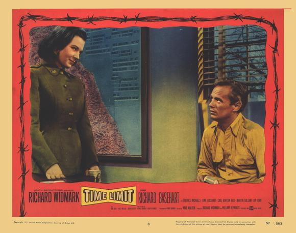 Time Limit - movie POSTER (Style F) (11" x 14") (1957) - Walmart.com