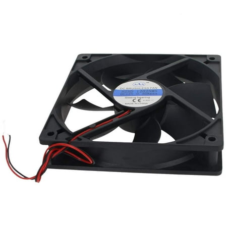 Othmro Brushless Cooling Radiators Case Fan Black 12V 3.6W 0.3A 120mm X ...