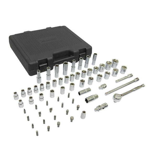 Juego Combinado De 64 Dados Y Accesorios 1/2" SURTEK JD1201 | Walmart ...