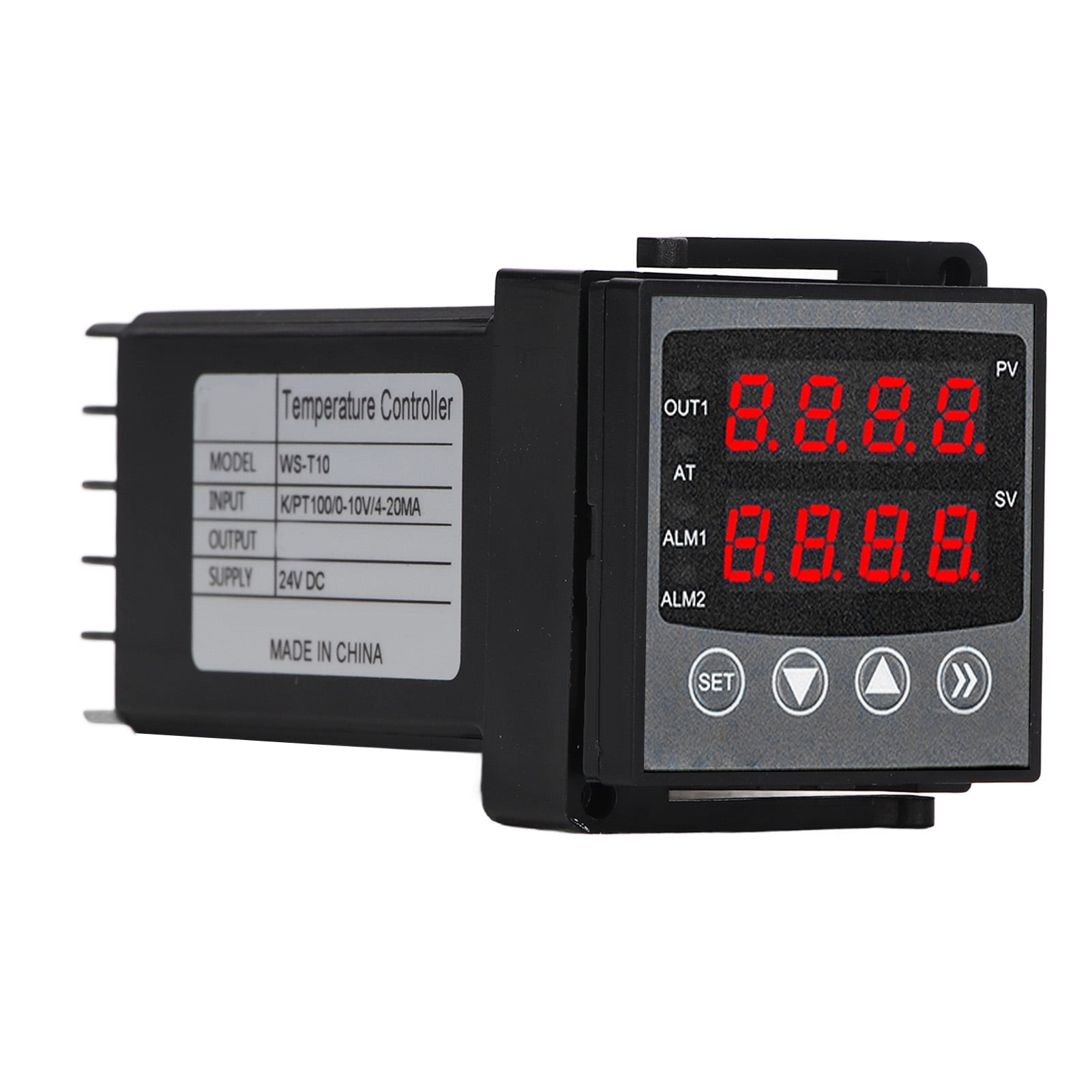 Controlador de temperatura digital con alarma, control PID inteligente, termostato de doble ...