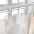 20 PCS Metal Curtain Clips, 1.2" in Interior White Curtain Rings, Ring ...