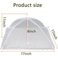5 PACK Food Covers for Outside Mesh,Picnic Essentials - 17x17in Mesh ...