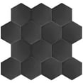 SomerTile Hexatile Matte Nero 7 in. x 8 in. Porcelain Floor and Wall ...