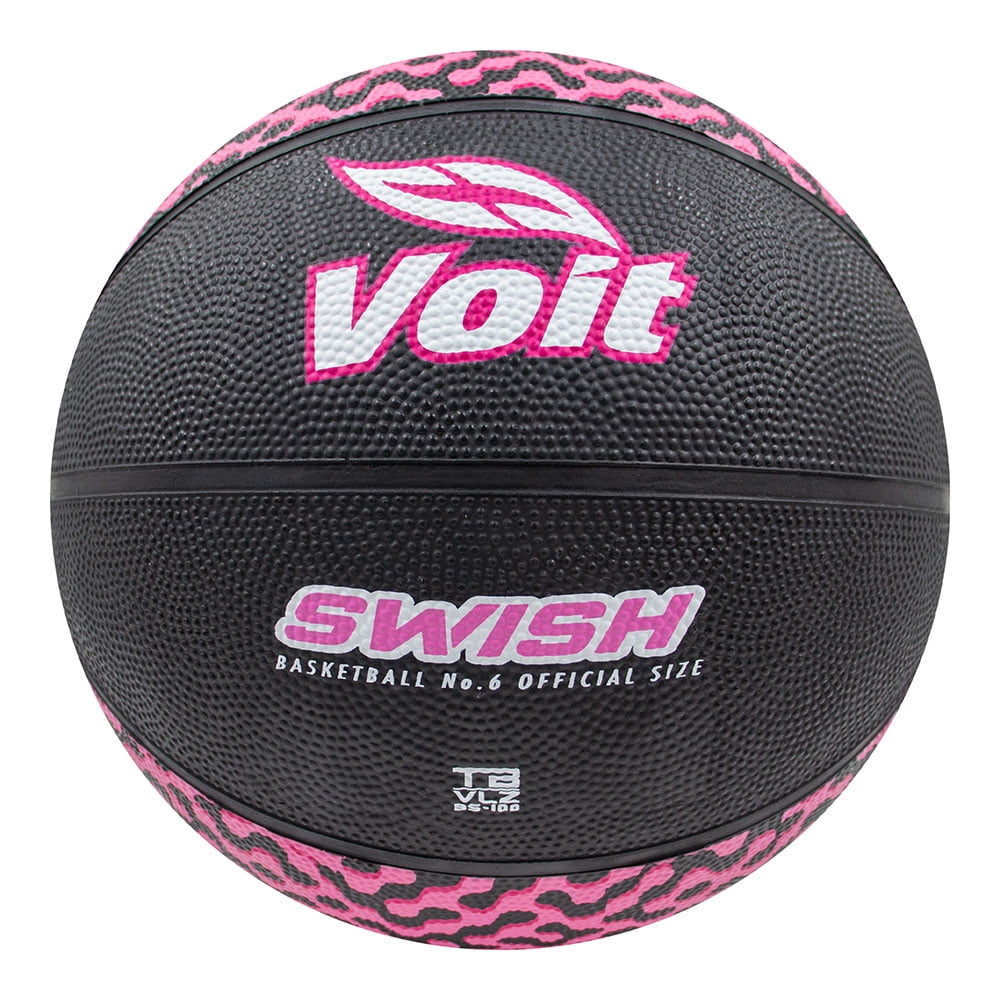 Voit Balón de Basquetbol No. 6 28.5" Swish BS100 Negro Rosa | Walmart ...