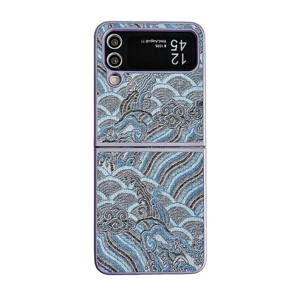 Propitious Clouds Embroidery Case For Samsung Galaxy Z Flip4 | Bodega ...