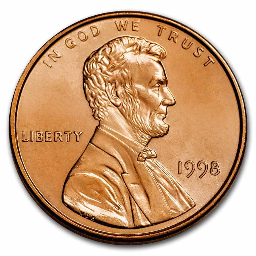 1998 Lincoln Cent BU (Red) - Walmart.com