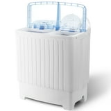 ZENY Compact Mini Twin Tub Washing Machine - Large Capacity, Apartment ...