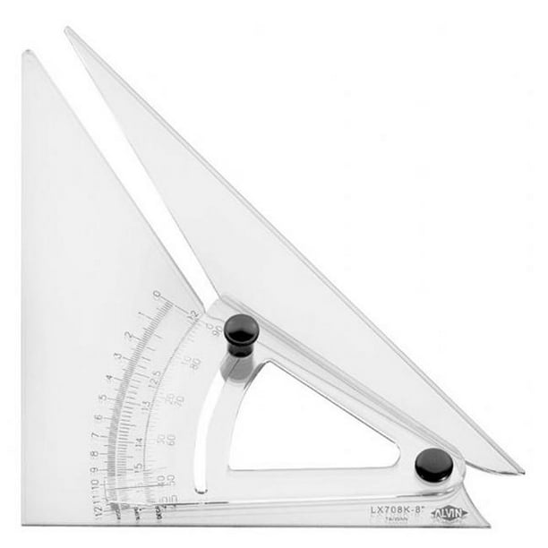 Alvin 10" Computing Trig-Scale Adjustable Triangle - Walmart.com ...