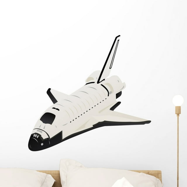 Space Shuttle Wall Decal by Wallmonkeys Peel and Stick Graphic (24 in W ...