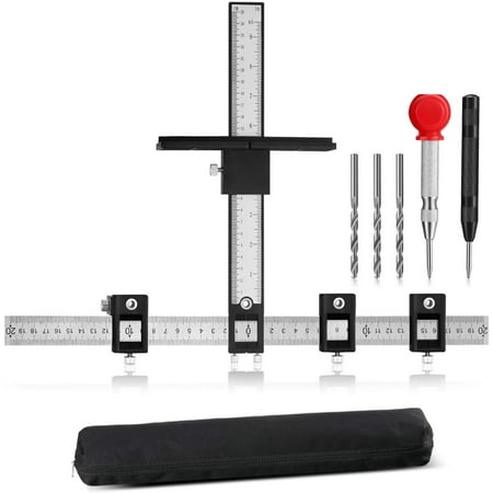 Cabinet Hardware Jig Locator Drill Guide Tools Set Including 5 Inch ...