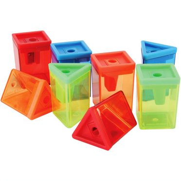 One-Hole Manual Pencil Sharpeners, 4 X 2 X 1, Assorted Colors, 24/pack ...