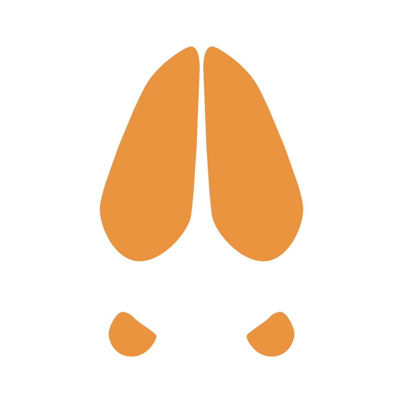 Deer Track Sticker Decal Die Cut - Self Adhesive Vinyl - Weatherproof ...