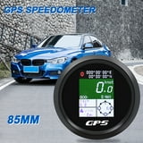 Geloo GPS Speedometer 85mm Digital Speed Gauge Km/h MPH Knot Car Boat Speedometer Odometer ...
