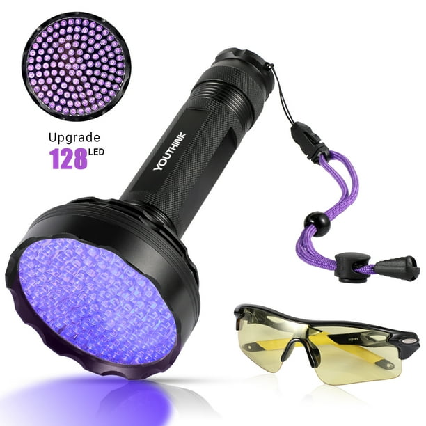 Torch Light, Ultraviolet Black Light Detector Pet Flashlight Torch ...