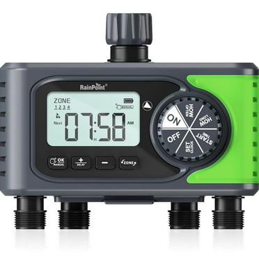 KGOTA Home Sprinkler Drip Irrigation Device 2/8/16 Heads Pump Automatic ...